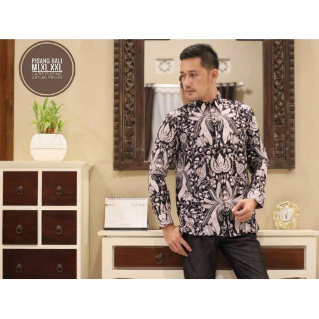 Jual Batik Pisang Bali Kemeja Resmi dan Casual, Seragam Batik, ukuran ...