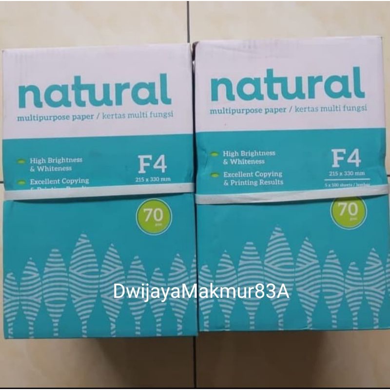 Jual Kertas F4 Natural 75 Gsm 1 Rim Kemasan Orange terbaru | Shopee Indonesia