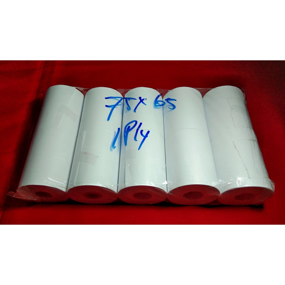 Jual Paperline Telstrook 1 Ply 75 mm x 65 mm ( 1 Pack - 10 Roll ...
