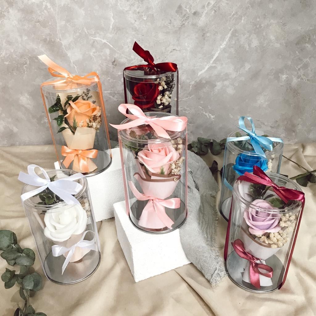 Jual Mini Rose Foam Bouquet - Mini Buket Bunga Mawar Foam Kado Hadiah ...
