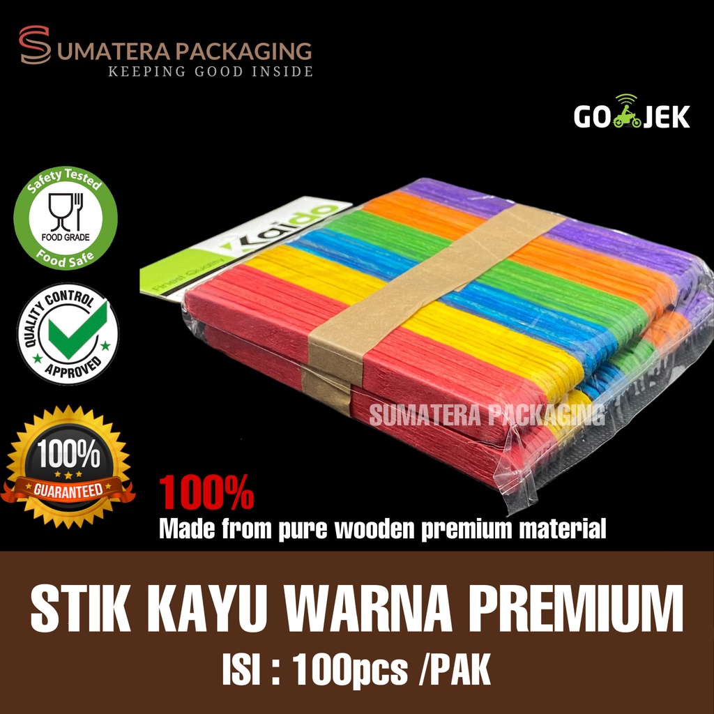 Jual Stik Kayu Warna Premium isi 100pcs Export Quality medan grosir ...