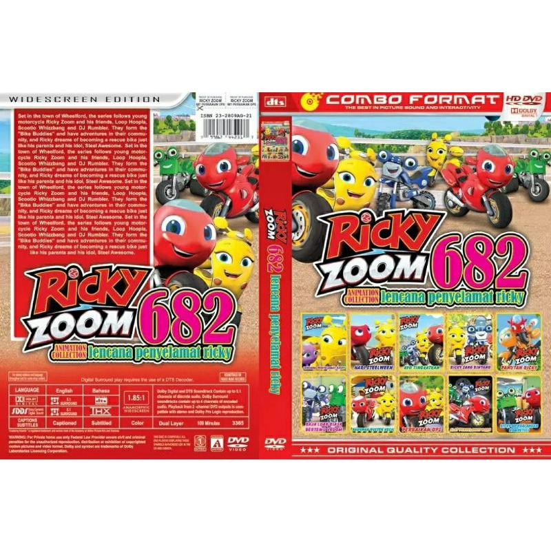 Jual dvd 10in1 Ricky Zoom Lencana Penyelamat Ricky Animation Collection ...