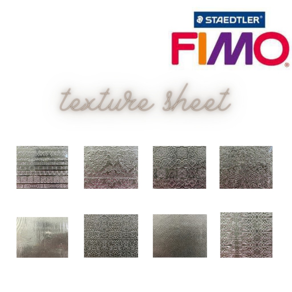 Jual done handymade Texture sheet lembar tekstur clay polymer clay ...