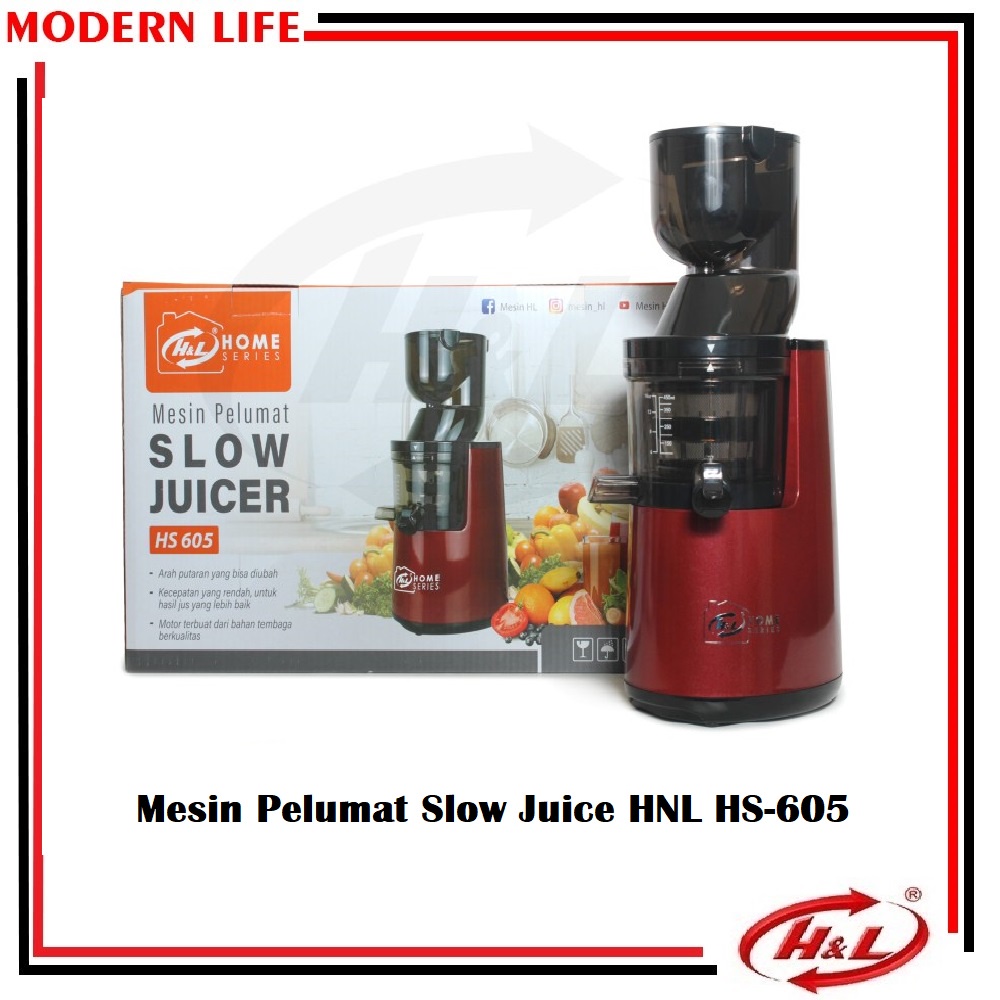 Jual Mesin Pelumat Slow Juicer HL HS-605 / Mesin Juicer HS-605 Heavy ...