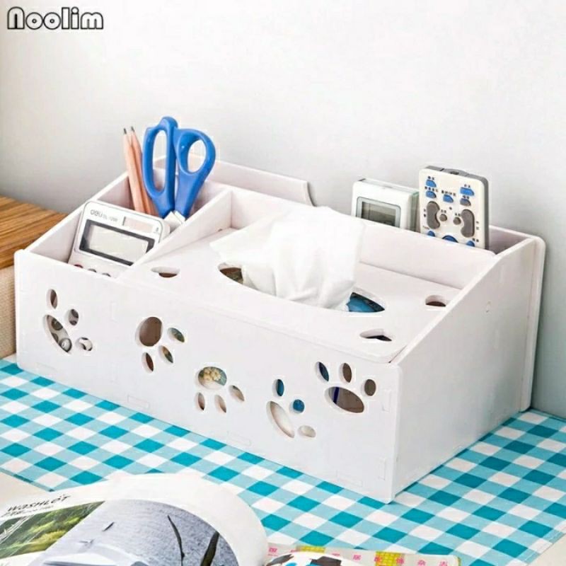 Jual Storage Box Organizer Tempat Pensil Pulpen Remote Tissue Meja ...