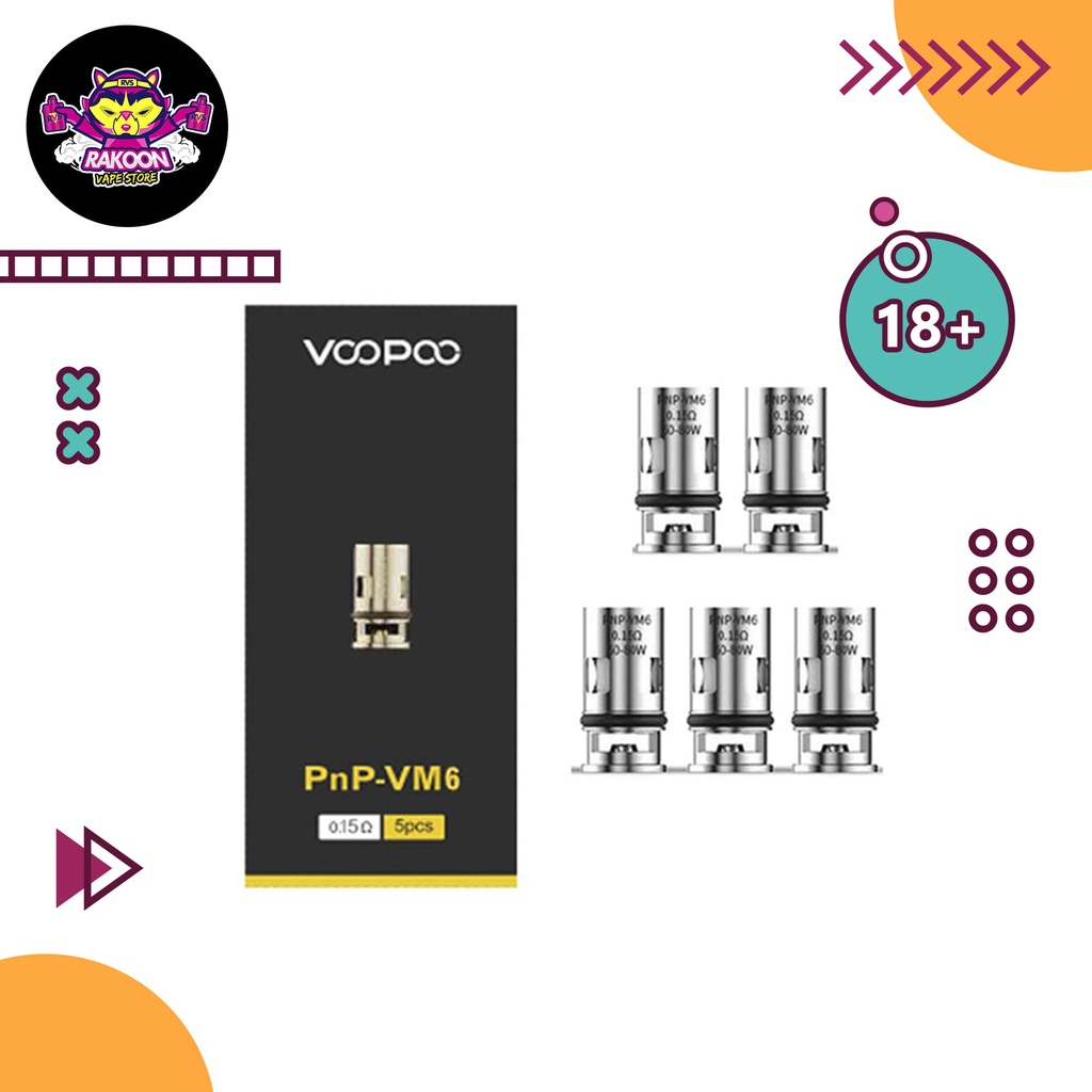 Jual COIL VOOPOO PnP-VM6 0,15 OHM | Shopee Indonesia