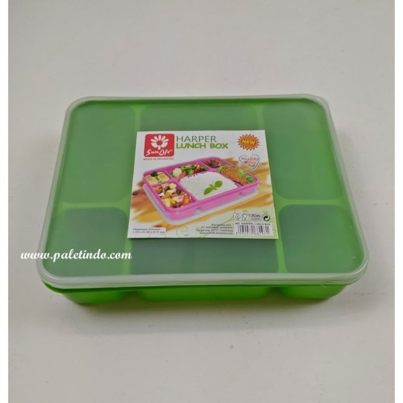 Jual KOTAK MAKAN CATERING - VICTORY LUNCH BOX 6 SEKAT | Shopee Indonesia