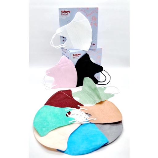 Jual Masker duckbill Sakura 3ply 1Box 50pcs | Shopee Indonesia