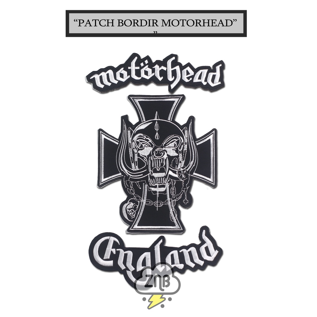 Jual BACKPATCH BORDIR MOTORHEAD PATCH MOTOR EMBLEM TEMPELAN JAKET DAN ...