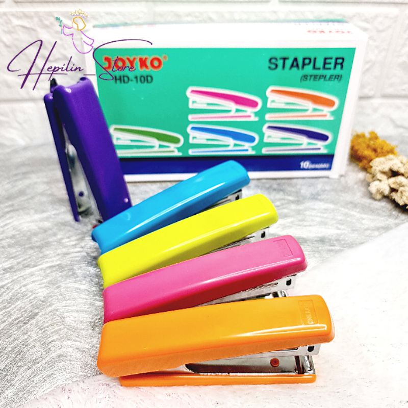 Jual Staples JOYKO HD-10D atau HD-50 Warna Warni / Stapler Joyko HD 10D ...