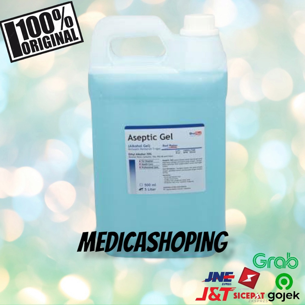 Jual aseptic gel 5 liter refill onemed original | Shopee Indonesia