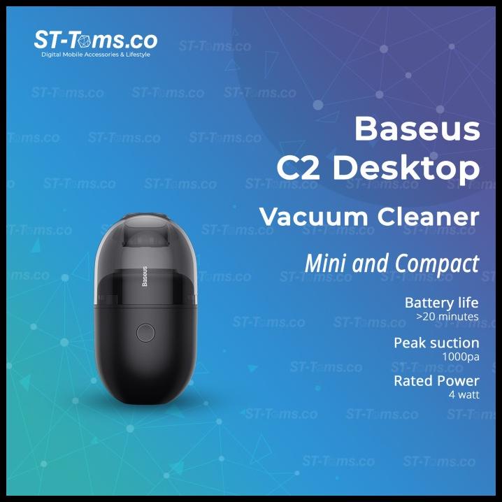 Jual Baseus C2 Desktop Capsule Vacuum Cleaner | Shopee Indonesia