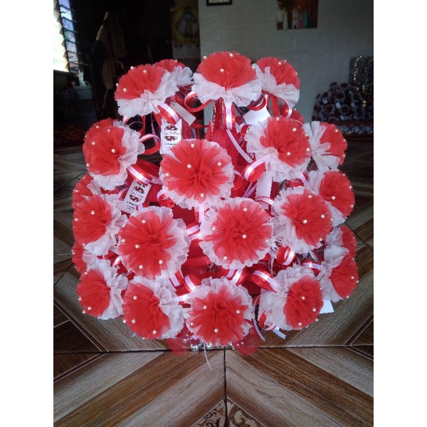 Jual (15pcs)bunga telur pompom/pokok telok/bunga telur/kembang telur ...