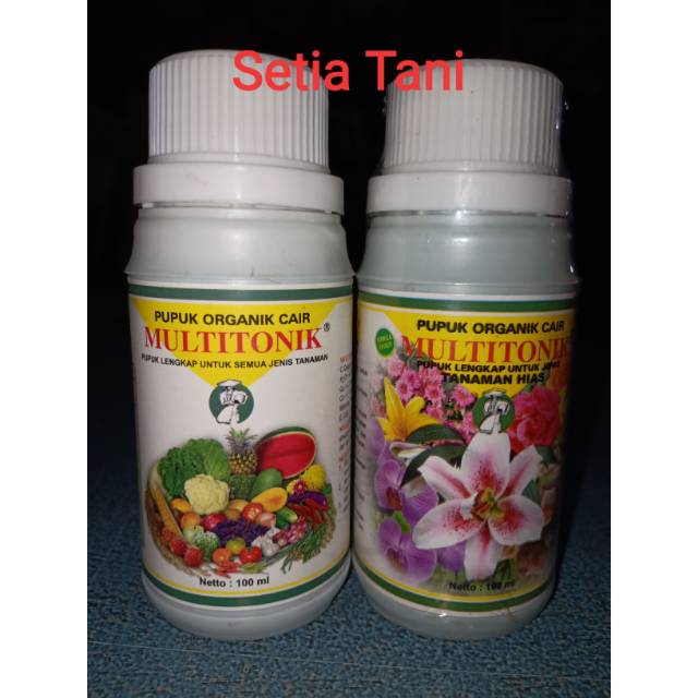 Jual Pupuk organik cair multitonik 100 ml | Shopee Indonesia