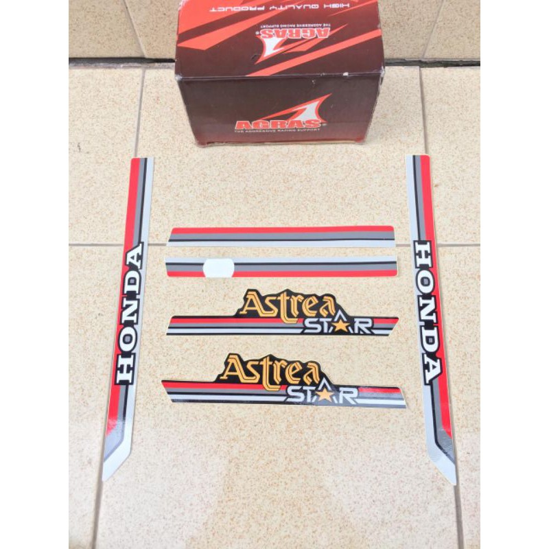 Jual Sticker List Lis Striping Polet Stiker Honda Astrea Star Tahun ...