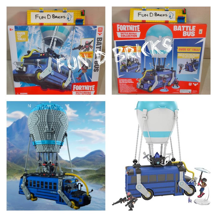 Jual Fortnite Battle Royal Collection Battle Bus | Shopee Indonesia