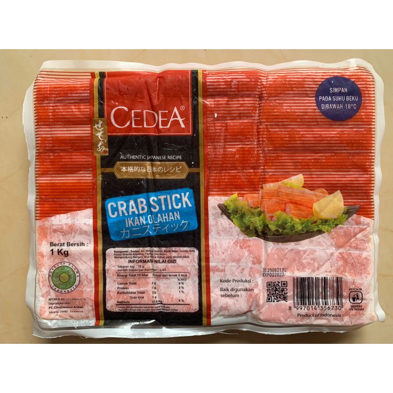 Jual CEDEA CRAB STICK 1kg | Shopee Indonesia
