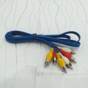 Jual Kabel RCA 3-3 DVD VCD Video Audio Hitam 2 Warna 3 yard | Shopee ...