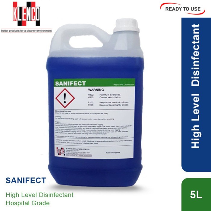Jual Kandang-Disinfektan- Klenco Sanifect Desinfektan 5 Liter Ready To ...