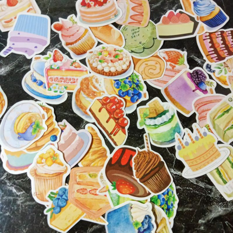 Jual Stiker roti cake | Stiker aesthetic | sticker tumblr | stiker lucu ...