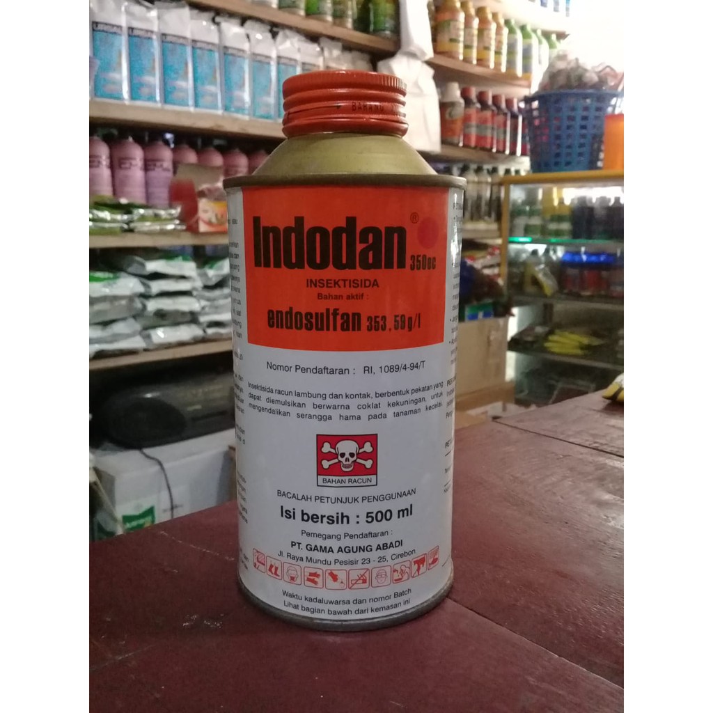 Jual Obat Pertanian Pembunuh Serangga Insektisida INDODAN 350EC [500 ml ...