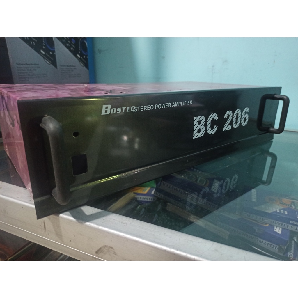 Jual BOX POWER AMPLIFIER SOUND SYSTEM BC206 POLOS TEBAL | Shopee Indonesia