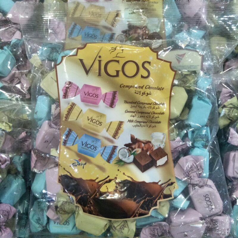 Jual Coklat Turkey Aneka rasa 400gr. Chocolate VIGOS RAPINDO BONJEM ...