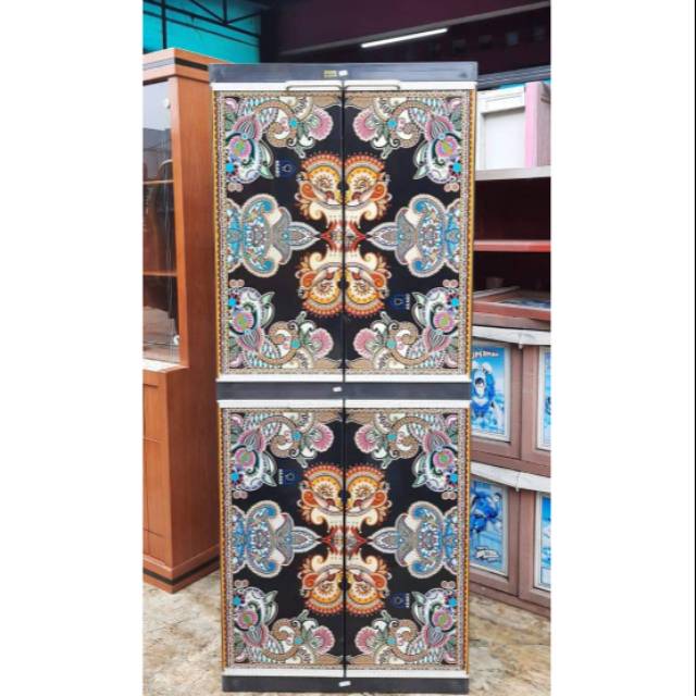 Jual Lemari box Akako 2 pintu 4 susun | Shopee Indonesia