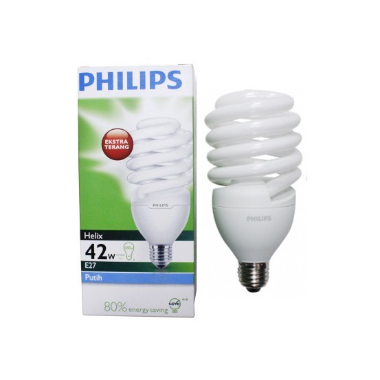 Jual PHILIPS LAMPU HELIX 42W 42 WATT PUTIH (HARGA GROSIR & GARANSI ...