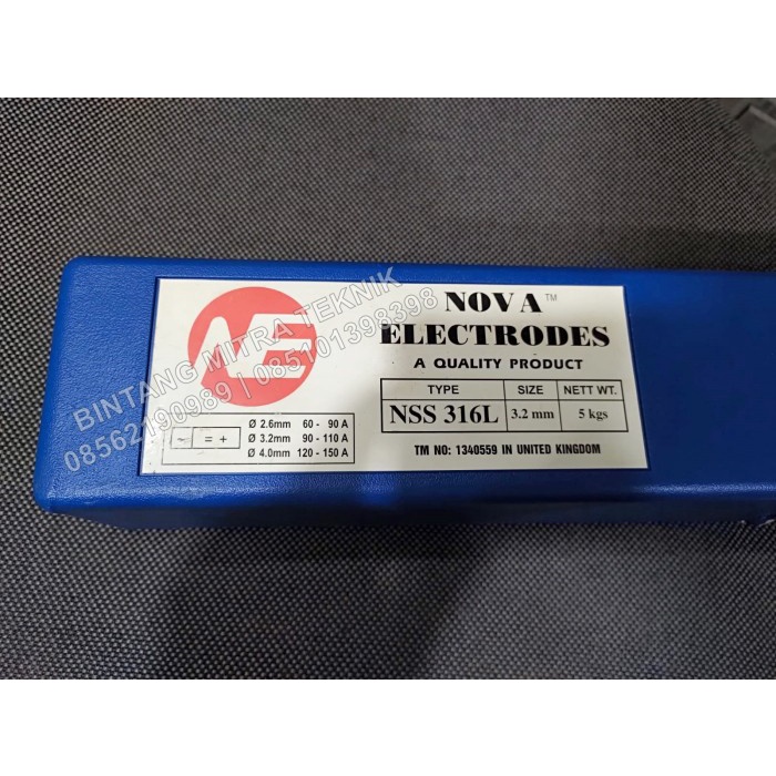 Jual KAWAT LAS NOVA NSS 316L 3.2MM | Shopee Indonesia