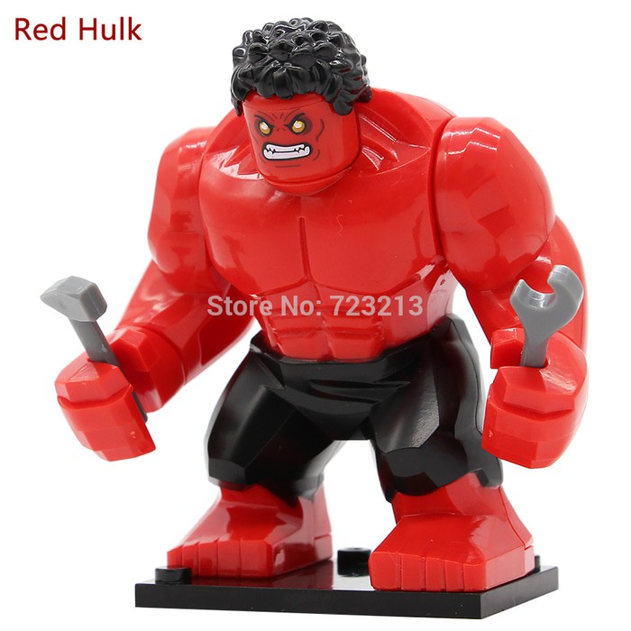 Jual Red Hulk Xh543 Marvel Super Heroes Minifigure Brick Lego X0151 ...