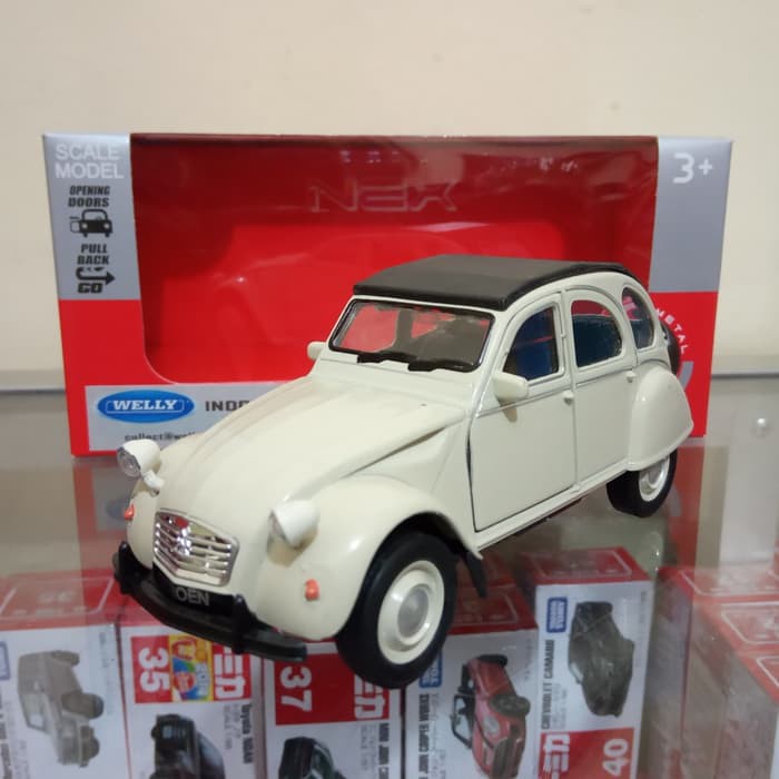 Jual Diecast mobil klasik Citroen 2CV model miniatur Welly nex harga ...