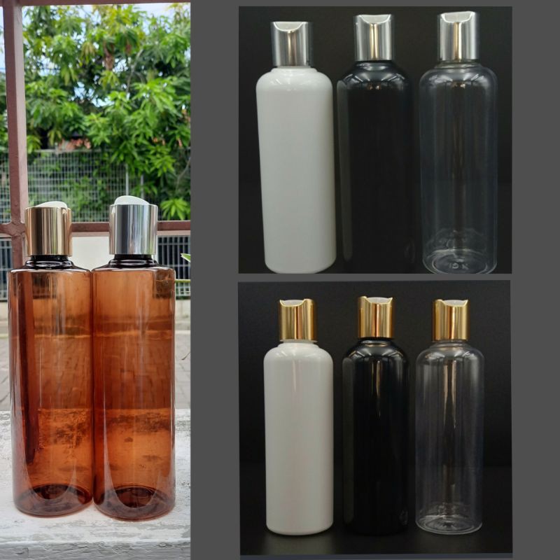 Jual Botol 250ml Botol 250ml Presstop Silver / Gold Botol Presstop Disctop Tebal Berkualitas ...