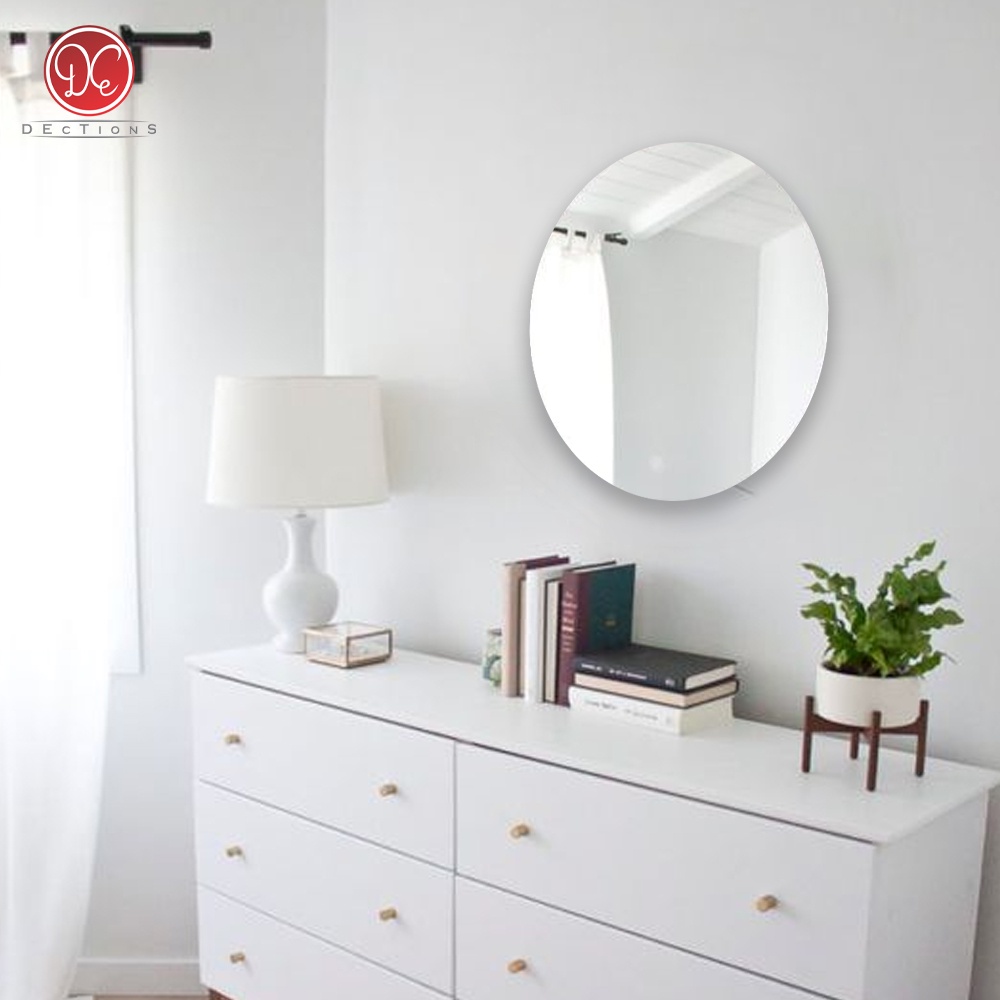 Jual DEcTionS Kaca Cermin Dinding Bulat Aesthetic Round Mirror ...