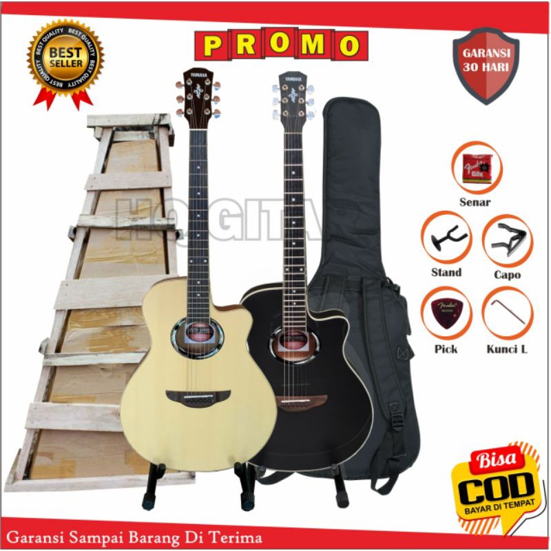 Jual Gitar akustik ELEKTRIK yammaha apx500ii High quality, tanam besi. free packing kayu ...