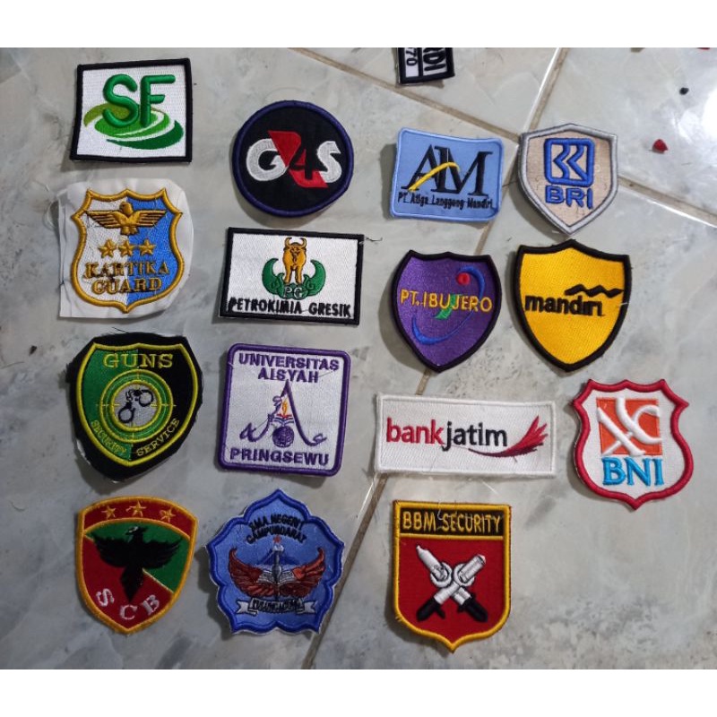 Jual jual LOGO" OUTSOURCING/LOGO PT/LOGO INTANSI DLL KUALITAS BORDIRAN ...