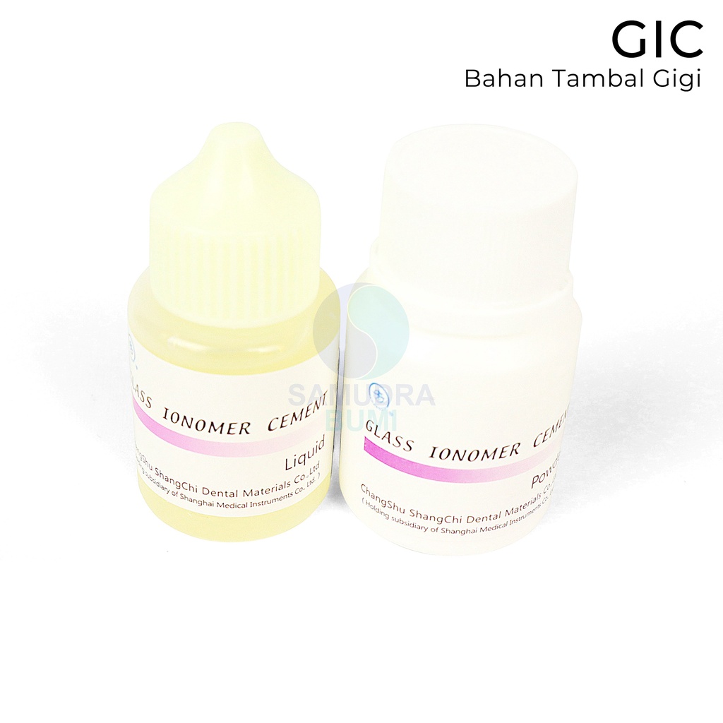 Jual GIC Glass Ionomer Cement Bahan Tambal Gigi Bubuk Tanpa Sinar Self ...