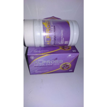 Jual alpros exstrak daun ungu ambien wasir 60 kapsul original | Shopee ...