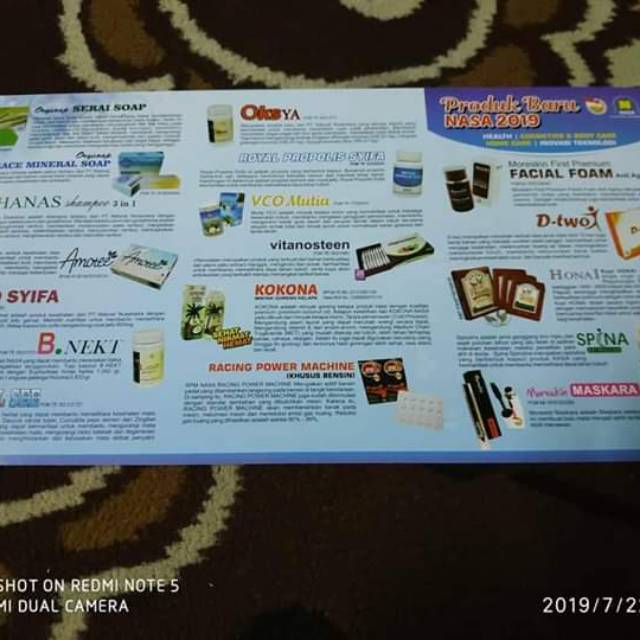 Jual brosur produk nasa | Shopee Indonesia