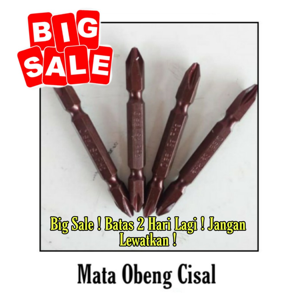 Jual Mata Obeng Gypsum Bor Magnet Ph2 Mata Obeng Plus + Bolak Balik ...