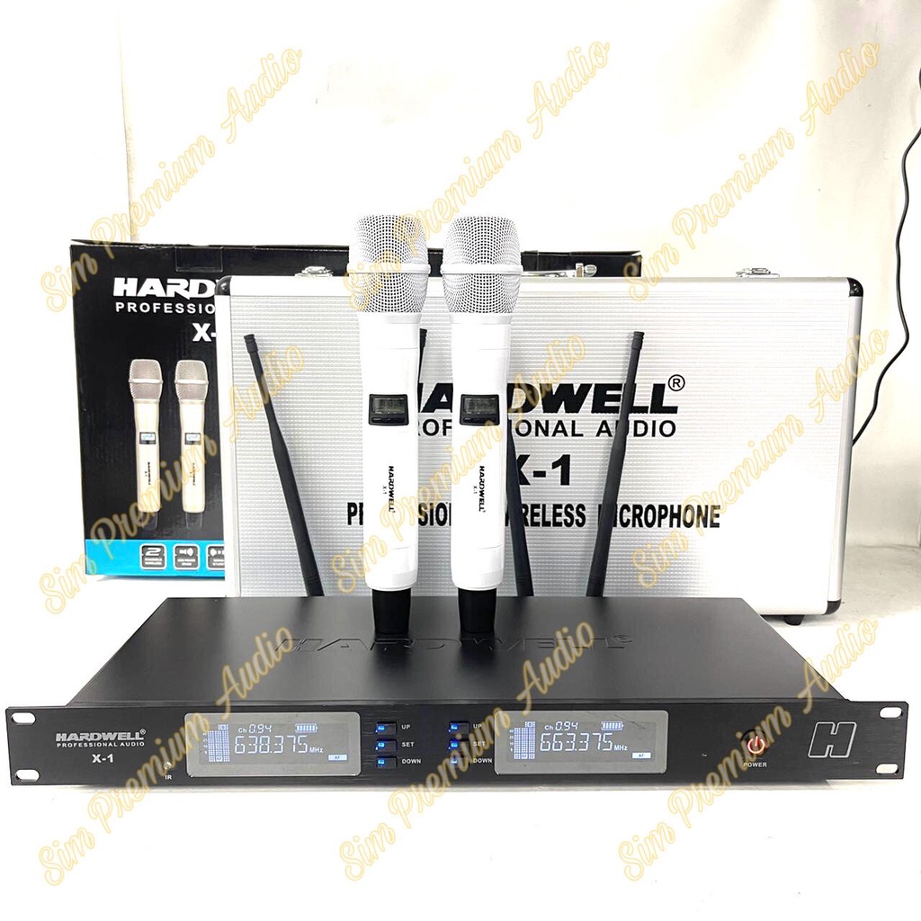 Jual Mic Wireless Hardwell X1 / X 1 Original Double Mic Handheld Free ...