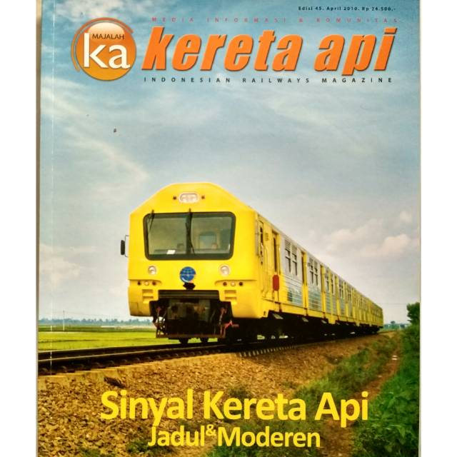 Jual Majalah Kereta Api Edisi Semester I tahun 2010 | Shopee Indonesia