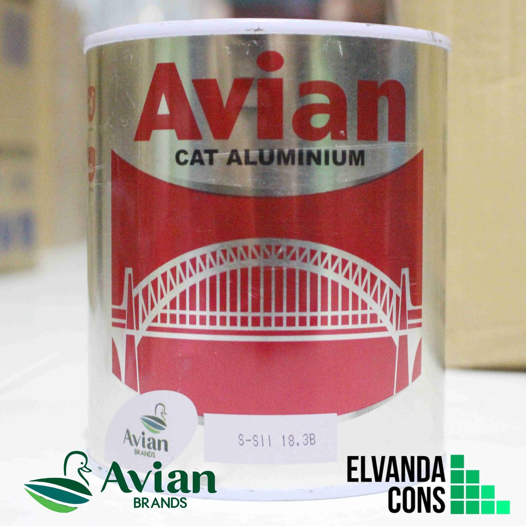 Jual Cat Avian Aluminium Paint Chrome Finish/Bronze Perak 750 cc ...