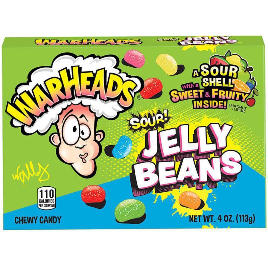 Jual Warheads Sour Chewy Cubes / Jelly Beans / Twist Candy / Ooze Chews ...