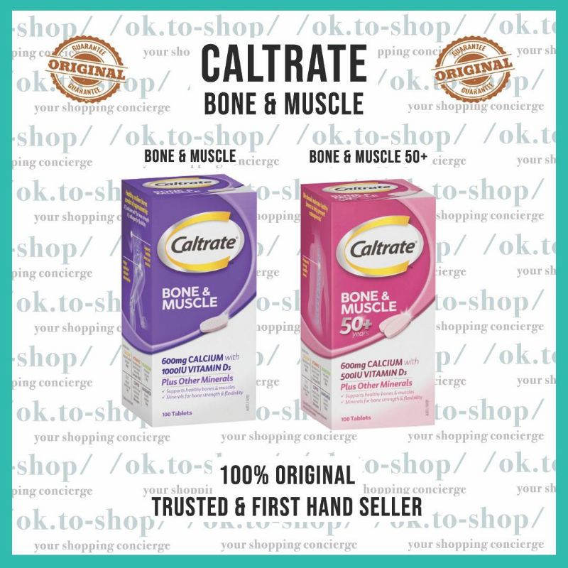 Jual Caltrate Bone & Muscle Health Plus Minerals (Calcium & Vitamin D3 ...