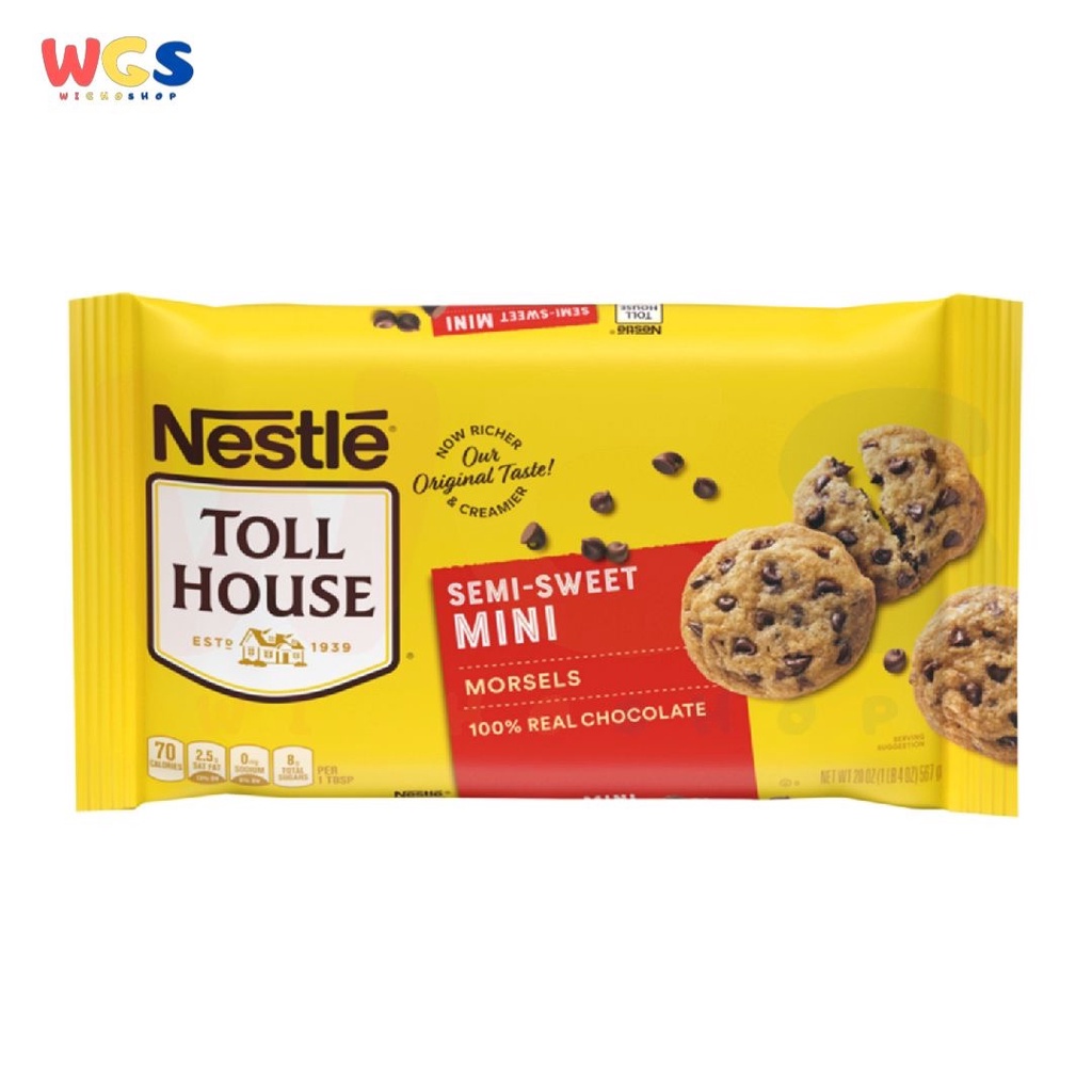 Jual Nestle Toll House Semi Sweet Mini Morsels Chocolate Chips 20oz ...