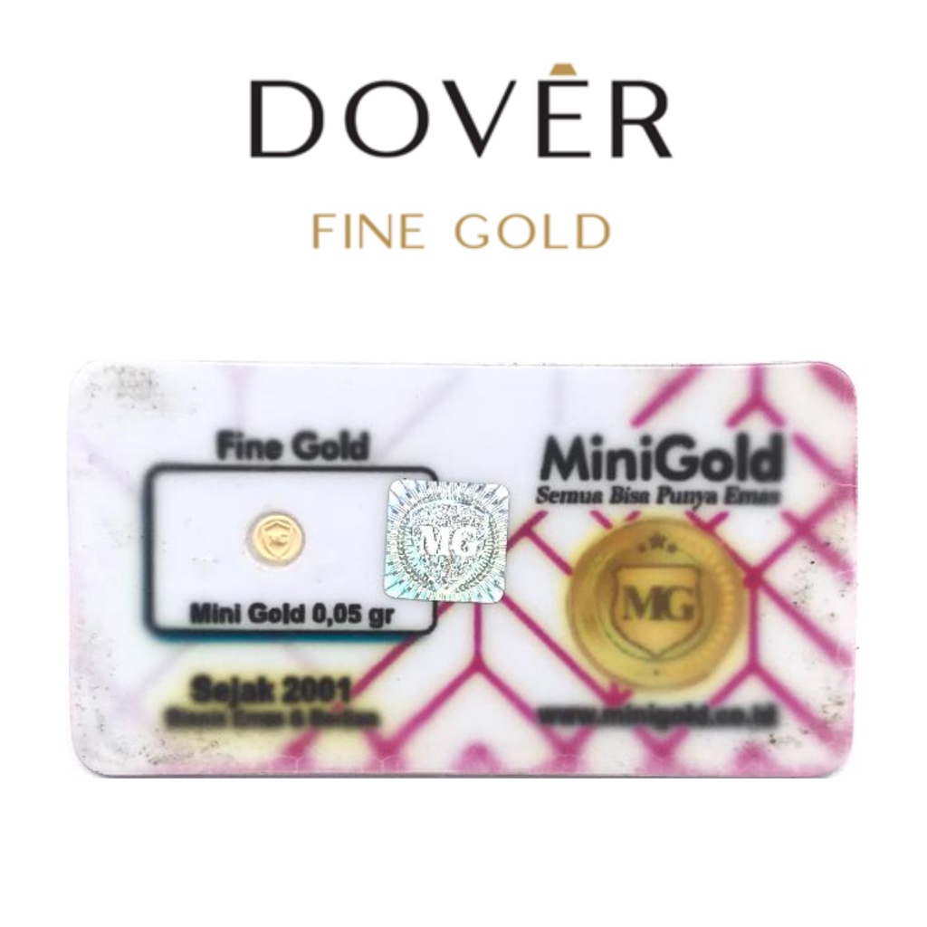 Jual Logam Mulia Emas Mini Gold MiniGold 0,05 0.05 gram | Shopee Indonesia