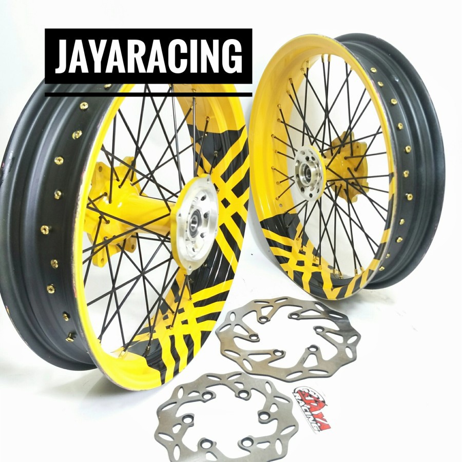 Jual Velg supermoto 350 300 17 Klx Bf Klx 150 Dtracker 150 sepaket ...