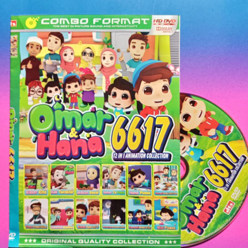 Jual Kaset Film Kartun Anak Muslim OMAR & HANA 6617 KIBLAT KITA Episode TERBARU. | Shopee Indonesia