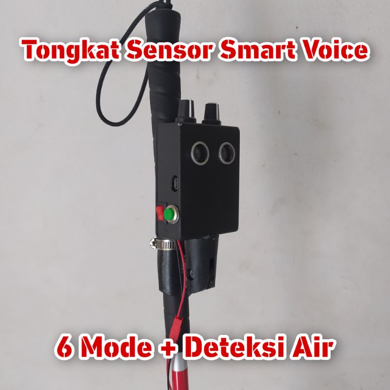 Jual Tongkat Tunanetra Sensor Smart Voice Berbicara Bahasa Indonesia ...